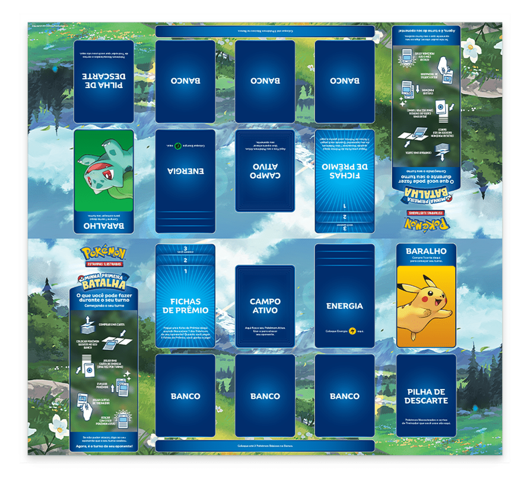 Minha Primeira Batalha do Pokémon Estampas Ilustradas