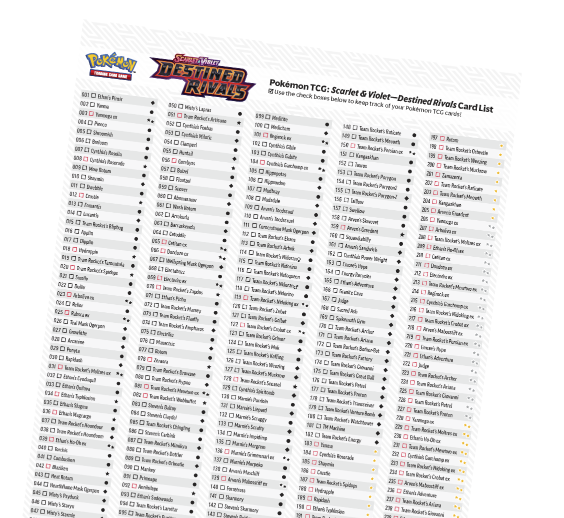 Card Gallery | Pokémon TCG: Scarlet & Violet—Destined Rivals