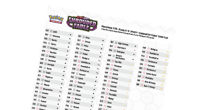 Card Gallery | Pokémon TCG: Scarlet & Violet—Shrouded Fable