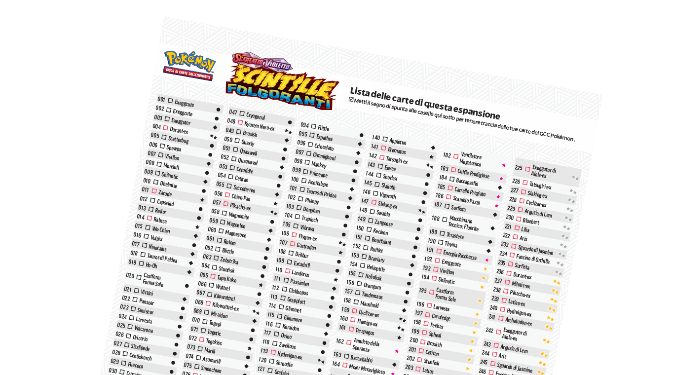 Galleria delle carte | Scarlatto e Violetto - Scintille Folgoranti del ...